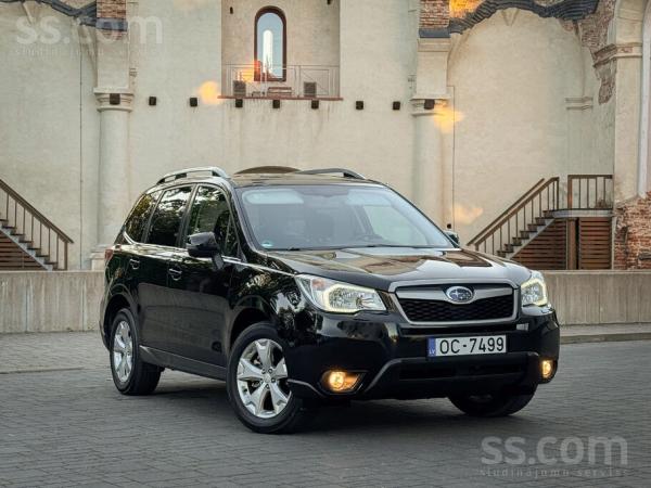 Black Subaru Forester 2015 in Jelgava, with an engine capacity of 2.00 L and mileage of 230 thousand km for 9590 €, photo 6 on AUTOMOTO.COM.LV