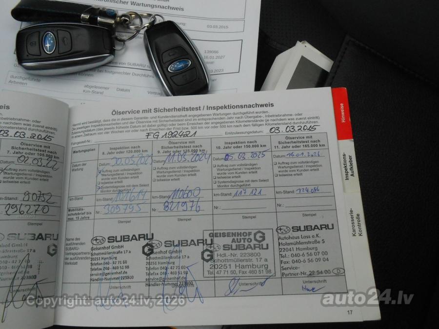 Черный Субару Форестер 2015 в Вильянди, объемом двигателя 2.00 л и пробегом 128 тыс. км за 10990 €, фото 19 на AUTOMOTO.COM.LV