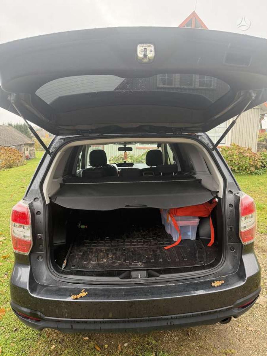 Melns Subaru Forester 2016 Plungė, ar dzinēja tilpumu 2.00 L un nobraukumu 160 tūkst. km par 7300 €, foto 9 vietnē AUTOMOTO.COM.LV