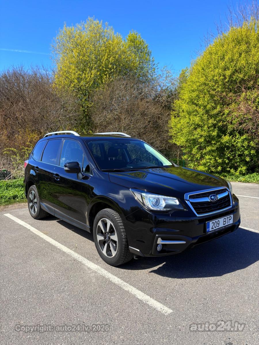 Melns Subaru Forester 2017 Tallina, ar dzinēja tilpumu 2.00 L un nobraukumu 141 tūkst. km par 14900 €, foto 1 vietnē AUTOMOTO.COM.LV