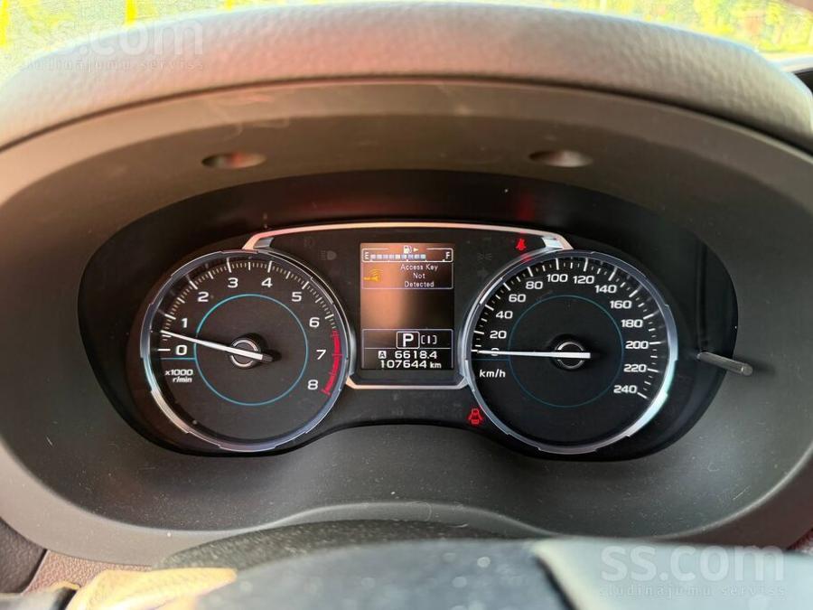 Black Subaru Forester 2017 in Riga, with an engine capacity of 2.00 L and mileage of 108 thousand km for 17900 €, photo 14 on AUTOMOTO.COM.LV