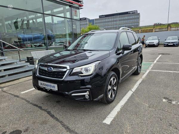 Black Subaru Forester 2018 in Vilnius, with an engine capacity of 2.00 L and mileage of 162 thousand km for 15690 €, photo 1 on AUTOMOTO.COM.LV