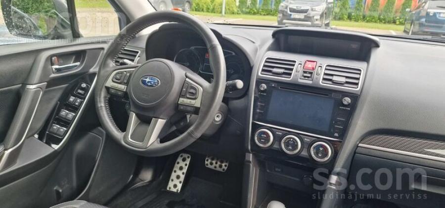 Black Subaru Forester 2019 in Riga, with an engine capacity of 2.00 L and mileage of 63 thousand km for 14100 €, photo 11 on AUTOMOTO.COM.LV