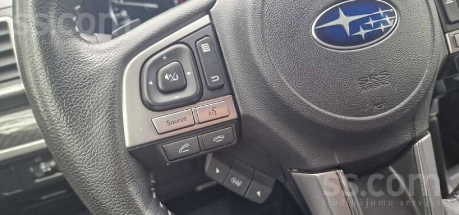 Black Subaru Forester 2019 in Riga, with an engine capacity of 2.00 L and mileage of 63 thousand km for 14100 €, photo 12 on AUTOMOTO.COM.LV