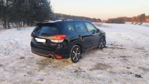 Black Subaru Forester 2020 in Vilnius, with an engine capacity of 2.00 L and mileage of 67 thousand km for 22500 €, photo 3 on AUTOMOTO.COM.LV