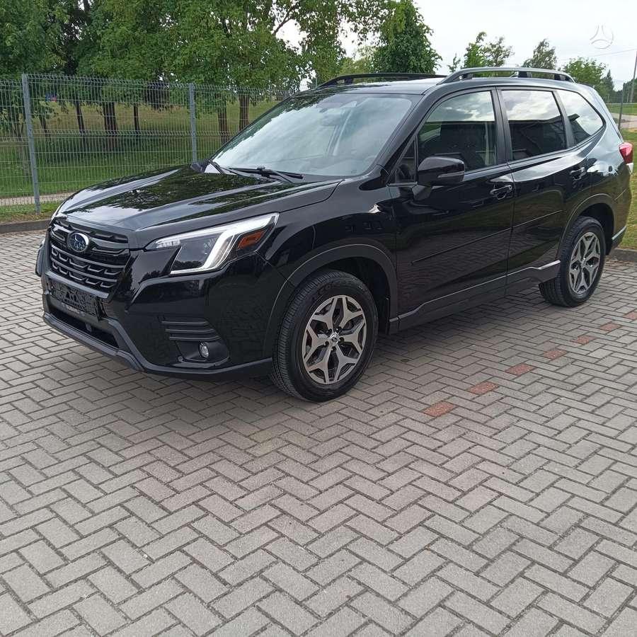 Black Subaru Forester 2024 in Radviliskis, with an engine capacity of 2.50 L and mileage of 21 thousand km for 19800 €, photo 5 on AUTOMOTO.COM.LV