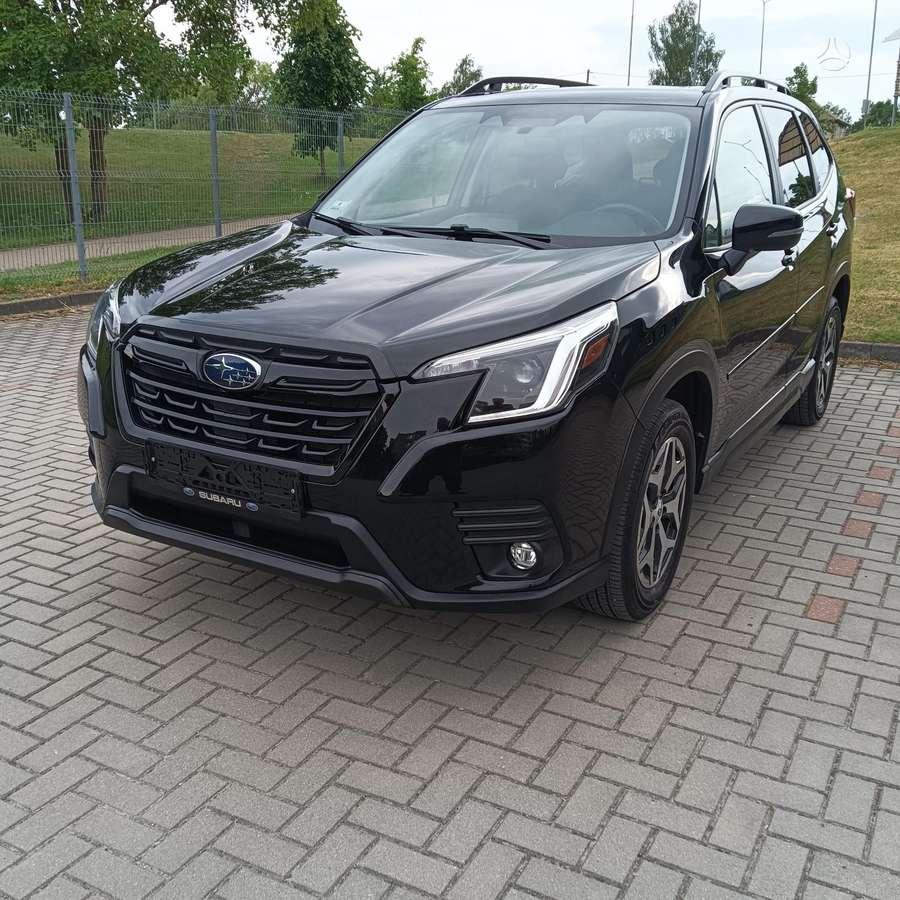 Black Subaru Forester 2024 in Radviliskis, with an engine capacity of 2.50 L and mileage of 21 thousand km for 19800 €, photo 6 on AUTOMOTO.COM.LV