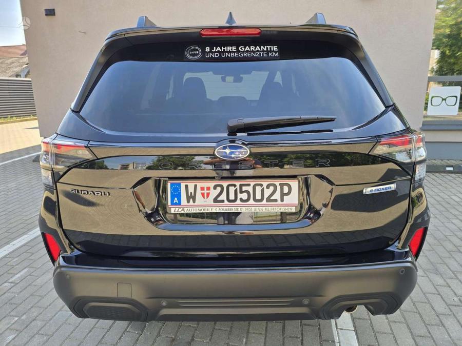 Black Subaru Forester 2025 in Utena, with an engine capacity of 2.00 L and mileage of 6 thousand km for 26500 €, photo 12 on AUTOMOTO.COM.LV