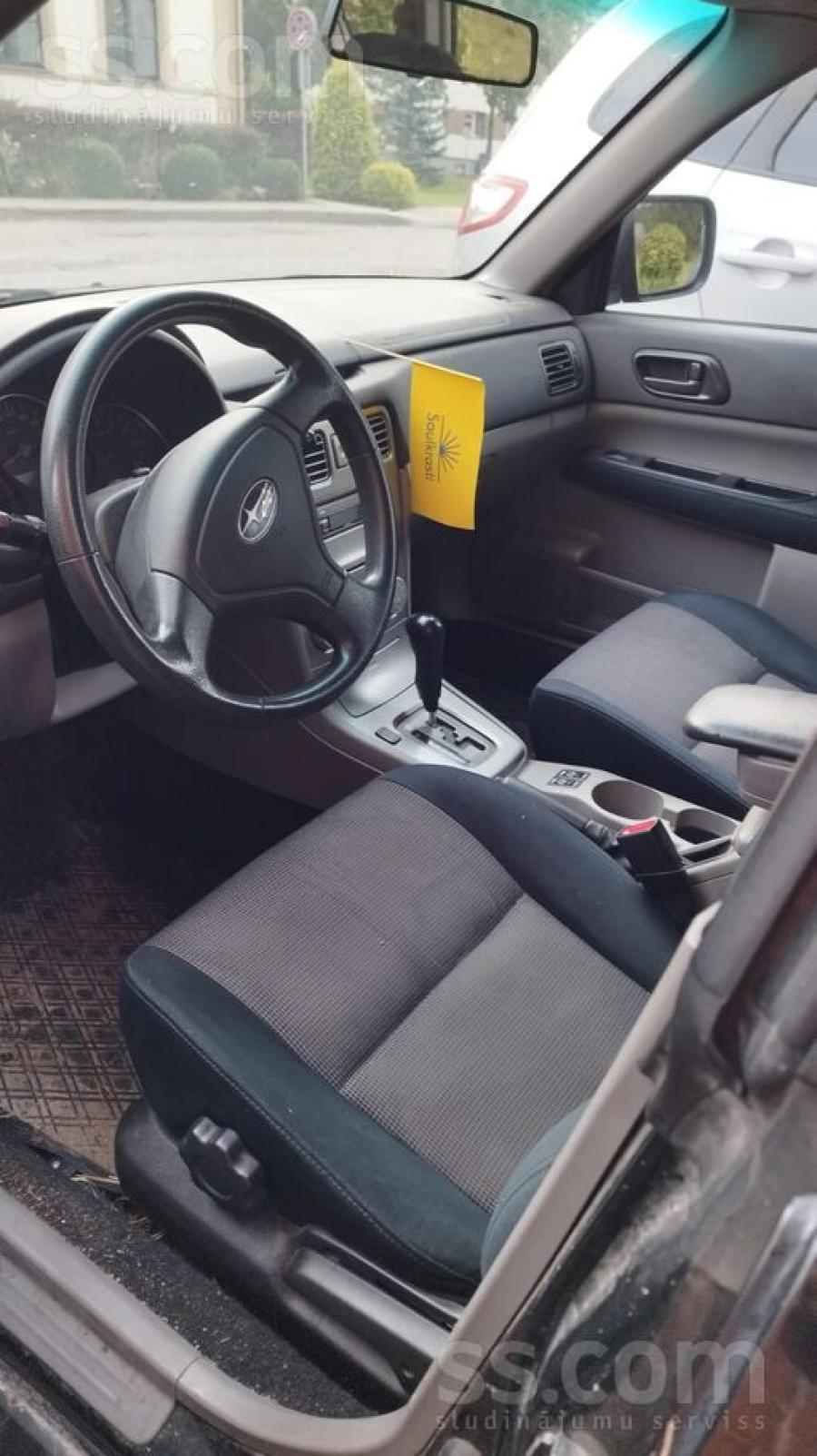 Melns Subaru Forester 2007 Rīga, ar dzinēja tilpumu 2.00 L un nobraukumu 323 tūkst. km par 400 €, foto 5 vietnē AUTOMOTO.COM.LV