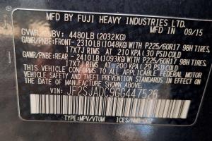 Black Subaru Forester 2016 in Rietavas, with an engine capacity of 2.50 L and mileage of 214 thousand km for 7200 €, photo 8 on AUTOMOTO.COM.LV