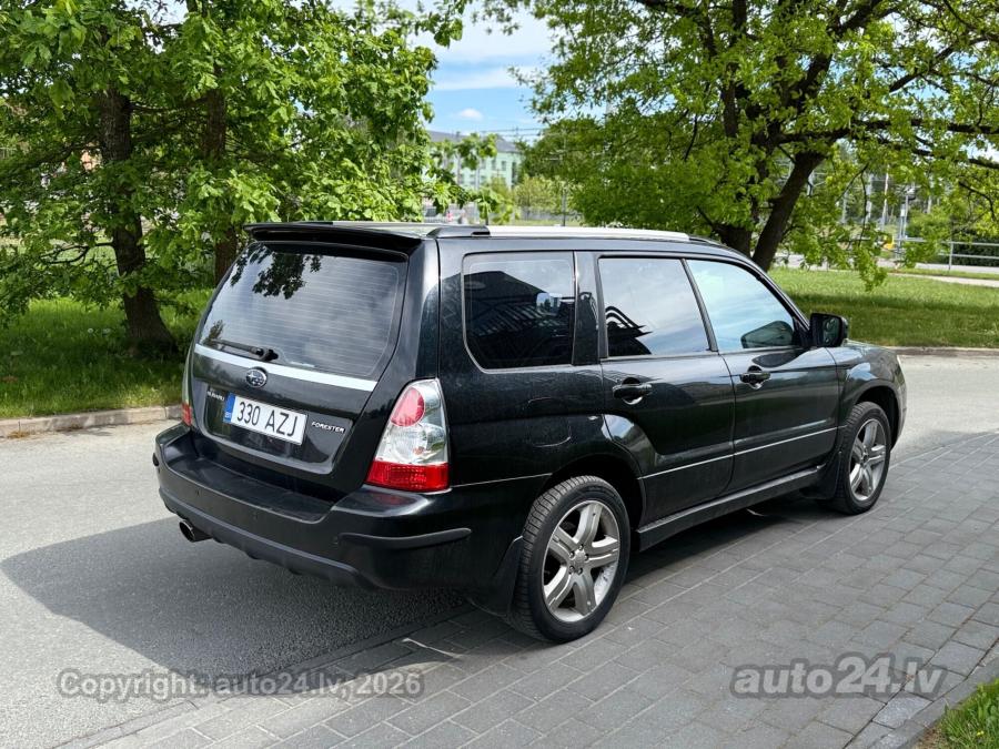 Black Subaru Forester 2006 in Tartu, with an engine capacity of 2.50 L and mileage of 260 thousand km for 2200 €, photo 5 on AUTOMOTO.COM.LV