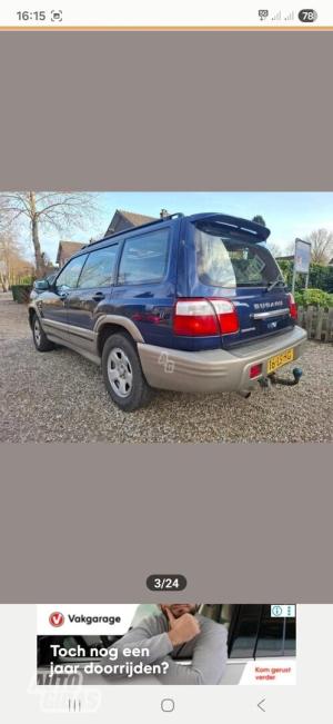 Zils Subaru Forester 2000 Utena, ar dzinēja tilpumu 2.00 L un nobraukumu 230 tūkst. km par 2950 €, foto 3 vietnē AUTOMOTO.COM.LV