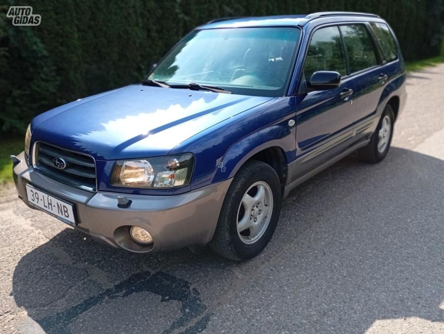 Blue Subaru Forester 2003 in Utena, with an engine capacity of 2.00 L and mileage of 279 thousand km for 3750 €, photo 10 on AUTOMOTO.COM.LV