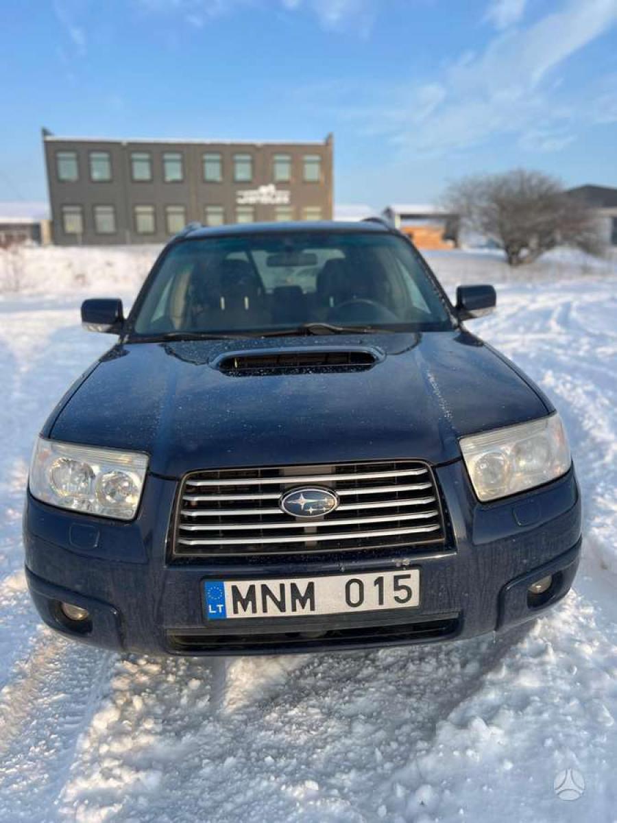 Blue Subaru Forester 2006 in Vilnius, with an engine capacity of 2.50 L and mileage of 264 thousand km for 3200 €, photo 8 on AUTOMOTO.COM.LV