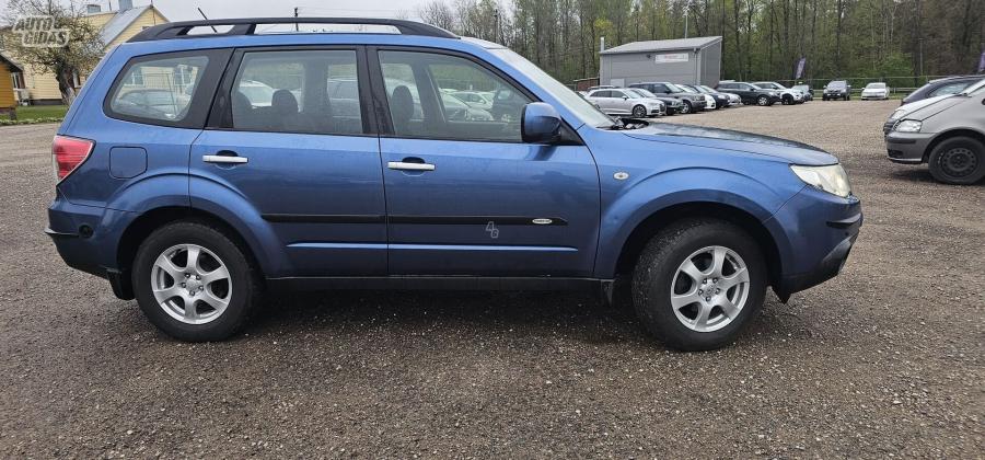 Blue Subaru Forester 2009 in Utena, with an engine capacity of 2.00 L and mileage of 188 thousand km for 6400 €, photo 3 on AUTOMOTO.COM.LV