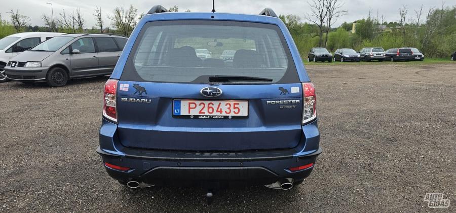 Blue Subaru Forester 2009 in Utena, with an engine capacity of 2.00 L and mileage of 188 thousand km for 6400 €, photo 5 on AUTOMOTO.COM.LV