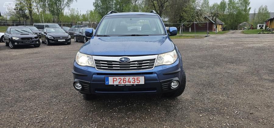 Blue Subaru Forester 2009 in Utena, with an engine capacity of 2.00 L and mileage of 188 thousand km for 6400 €, photo 9 on AUTOMOTO.COM.LV