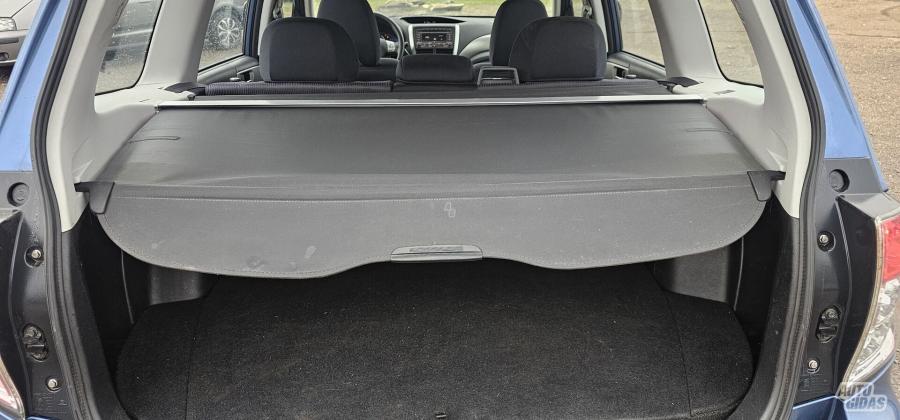 Blue Subaru Forester 2009 in Utena, with an engine capacity of 2.00 L and mileage of 188 thousand km for 6400 €, photo 17 on AUTOMOTO.COM.LV