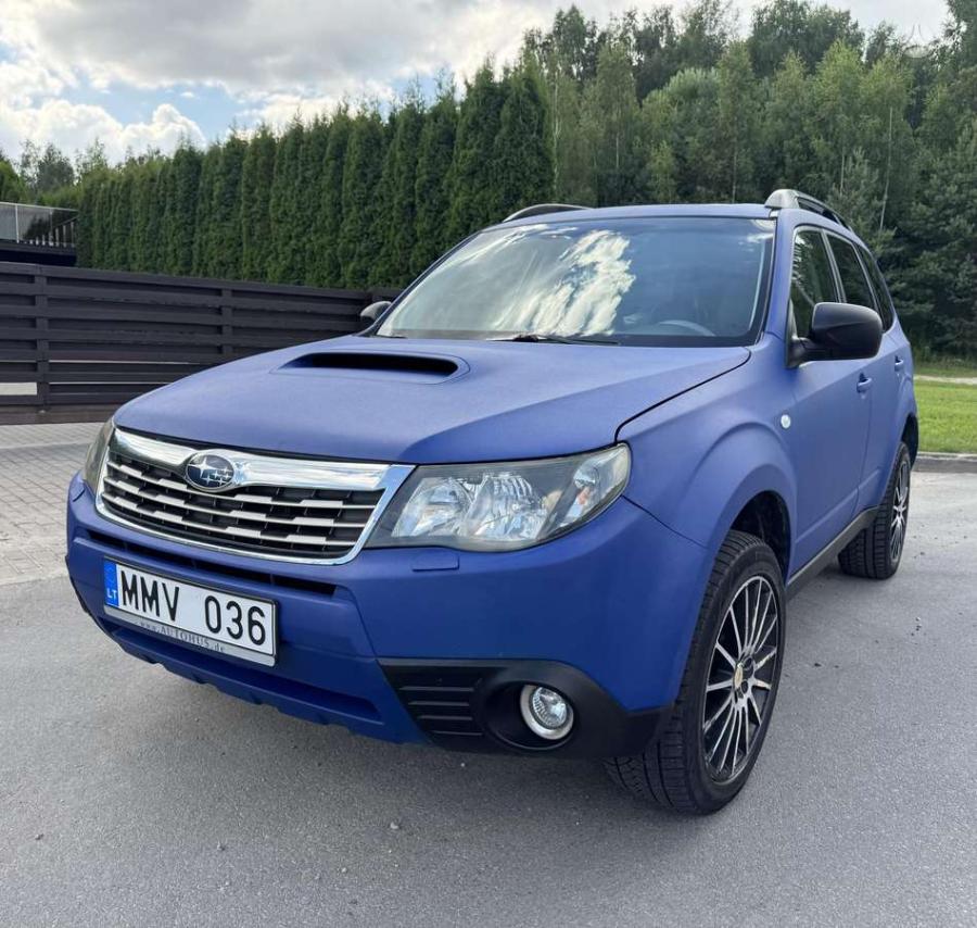 Zils Subaru Forester 2009 Viļņa, ar dzinēja tilpumu 2.46 L un nobraukumu 323 tūkst. km par 4950 €, foto 4 vietnē AUTOMOTO.COM.LV