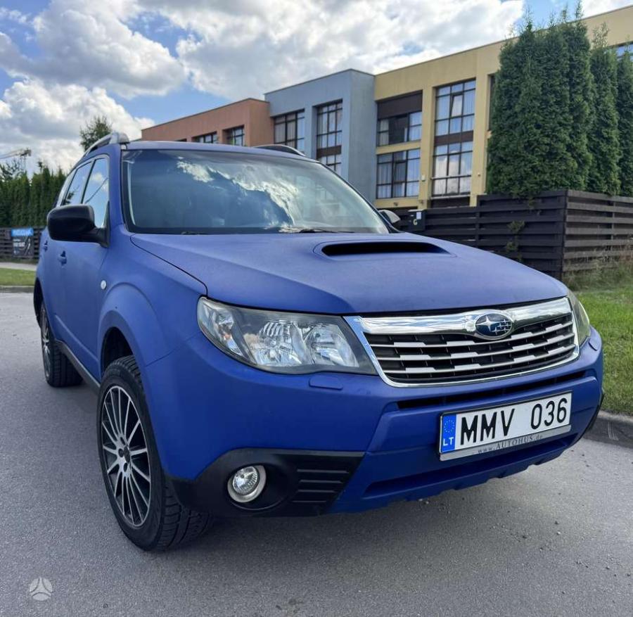 Zils Subaru Forester 2009 Viļņa, ar dzinēja tilpumu 2.46 L un nobraukumu 323 tūkst. km par 4950 €, foto 5 vietnē AUTOMOTO.COM.LV