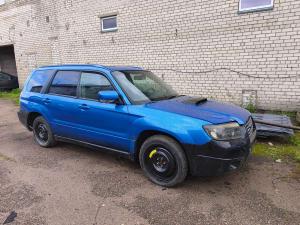 Blue Subaru Forester 2009 in Kaisiadorys, with an engine capacity of 2.50 L and mileage of 253 thousand km for 1499 €, photo 4 on AUTOMOTO.COM.LV