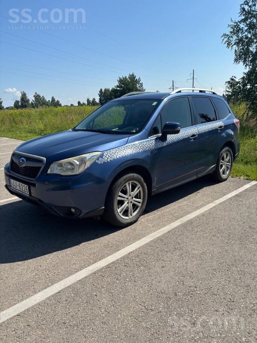 Blue Subaru Forester 2013 in Jekabpils, with an engine capacity of 2.00 L and mileage of 300 thousand km for 6300 €, photo 1 on AUTOMOTO.COM.LV