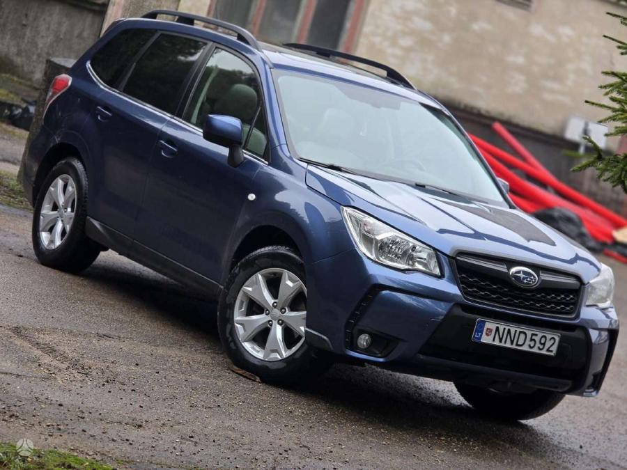 Blue Subaru Forester 2014 in Radviliskis, with an engine capacity of 2.50 L and mileage of 280 thousand km for 7850 €, photo 1 on AUTOMOTO.COM.LV