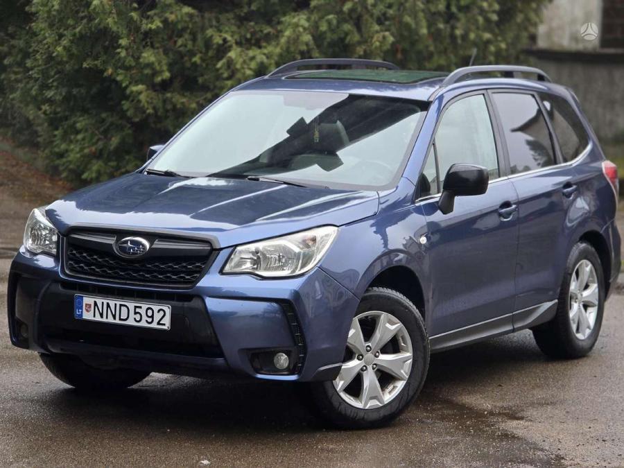 Blue Subaru Forester 2014 in Radviliskis, with an engine capacity of 2.50 L and mileage of 280 thousand km for 7850 €, photo 4 on AUTOMOTO.COM.LV