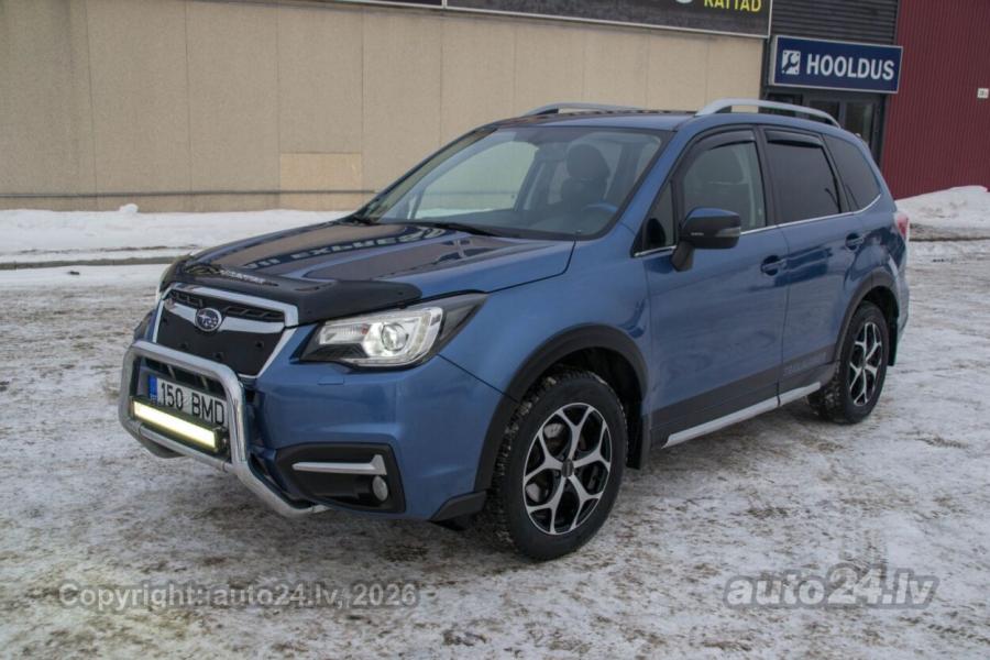 Blue Subaru Forester 2017 in Johvi, with an engine capacity of 2.00 L and mileage of 158 thousand km for 14000 €, photo 1 on AUTOMOTO.COM.LV