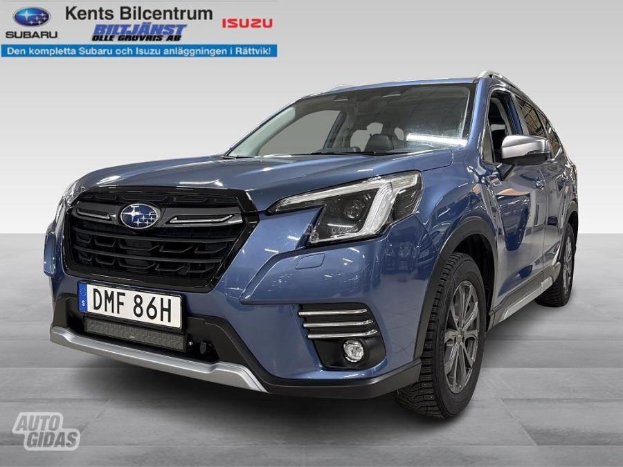 Blue Subaru Forester 2022 in Kaunas, with an engine capacity of 0.00 L and mileage of 95 thousand km for 32906 €, photo 1 on AUTOMOTO.COM.LV