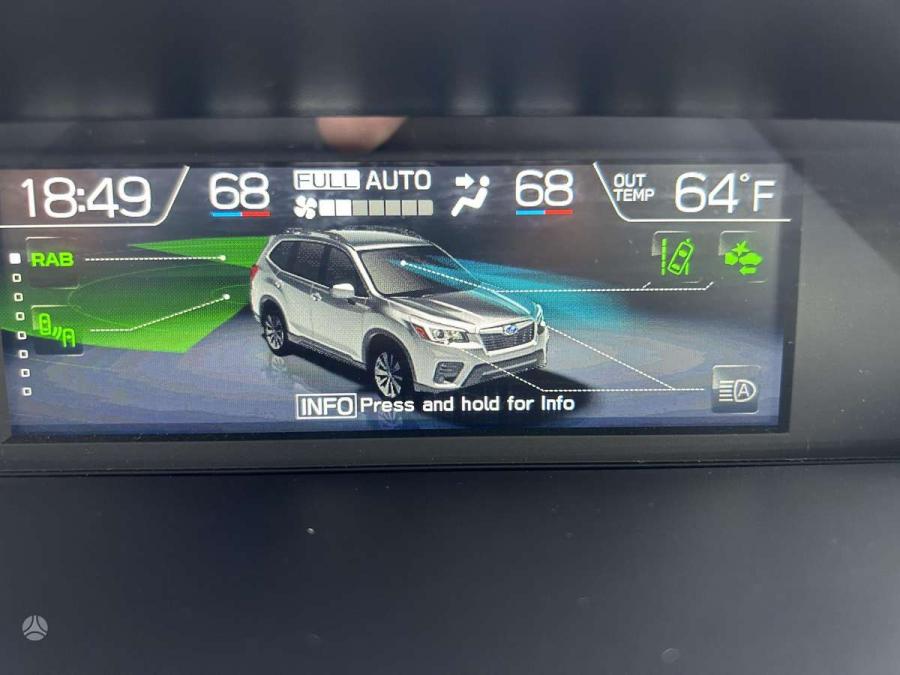 Zils Subaru Forester 2023 Klaipėda, ar dzinēja tilpumu 2.50 L un nobraukumu 81 tūkst. km par 21600 €, foto 22 vietnē AUTOMOTO.COM.LV