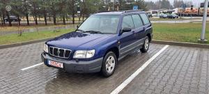 Blue Subaru Forester 2002 in Vilnius, with an engine capacity of 2.00 L and mileage of 245 thousand km for 3500 €, photo  on AUTOMOTO.COM.LV