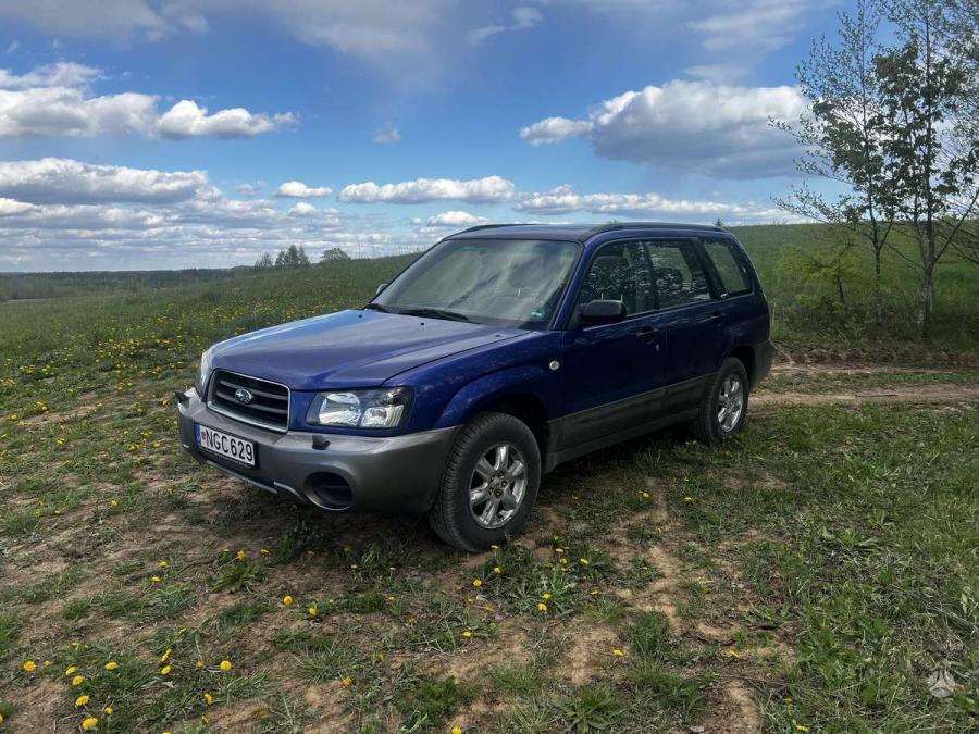Синий Субару Форестер 2002 в Алитус, объемом двигателя 2.00 л и пробегом 85 тыс. км за 1900 €, фото 1 на AUTOMOTO.COM.LV