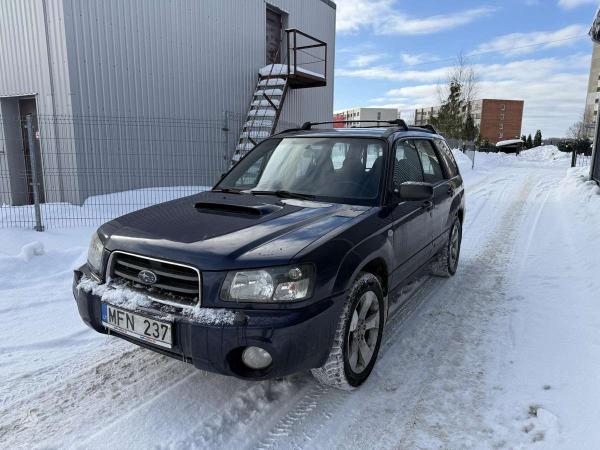 Blue Subaru Forester 2005 in Telschi, with an engine capacity of 2.00 L and mileage of 208 thousand km for 3800 €, photo 1 on AUTOMOTO.COM.LV