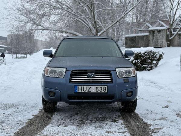 Blue Subaru Forester 2008 in Vilnius, with an engine capacity of 2.50 L and mileage of 256 thousand km for 2350 €, photo 2 on AUTOMOTO.COM.LV