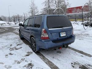 Blue Subaru Forester 2008 in Vilnius, with an engine capacity of 2.50 L and mileage of 256 thousand km for 2350 €, photo 4 on AUTOMOTO.COM.LV