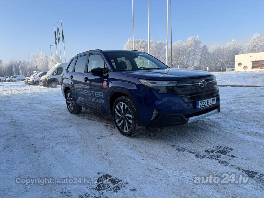 Blue Subaru Forester 2024 in Johvi, with an engine capacity of 2.00 L and mileage of 9 thousand km for 32900 €, photo 3 on AUTOMOTO.COM.LV