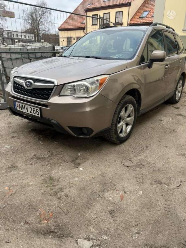 Brown Subaru Forester 2016 in Klaipeda, with an engine capacity of 2.50 L and mileage of 111 thousand km for 9200 €, photo 1 on AUTOMOTO.COM.LV
