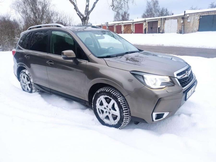 Brown Subaru Forester 2016 in Utena, with an engine capacity of 2.00 L and mileage of 144 thousand km for 9300 €, photo 11 on AUTOMOTO.COM.LV