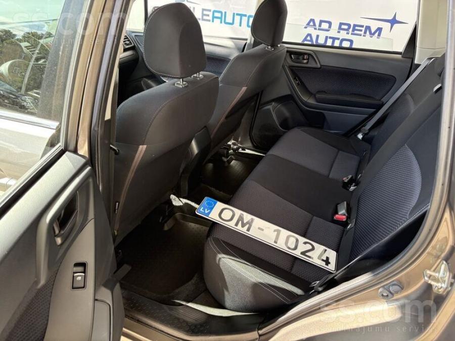 Brown Subaru Forester 2017 in Riga, with an engine capacity of 2.00 L and mileage of 117 thousand km for 14500 €, photo 26 on AUTOMOTO.COM.LV