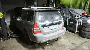Subaru Forester 2003 Kaišiadorys, ar dzinēja tilpumu 2.50 L un nobraukumu 237 tūkst. km par 1650 €, foto  vietnē AUTOMOTO.COM.LV
