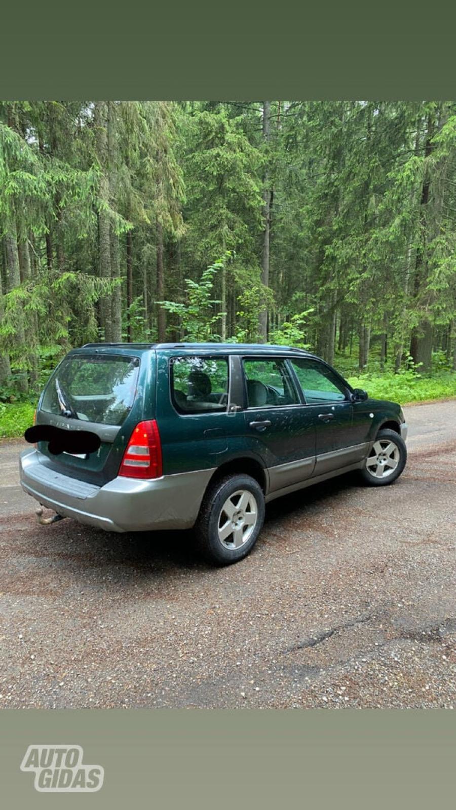 Subaru Forester 2003 in Telschi, with an engine capacity of 2.00 L and mileage of 40 thousand km for 1300 €, photo 1 on AUTOMOTO.COM.LV