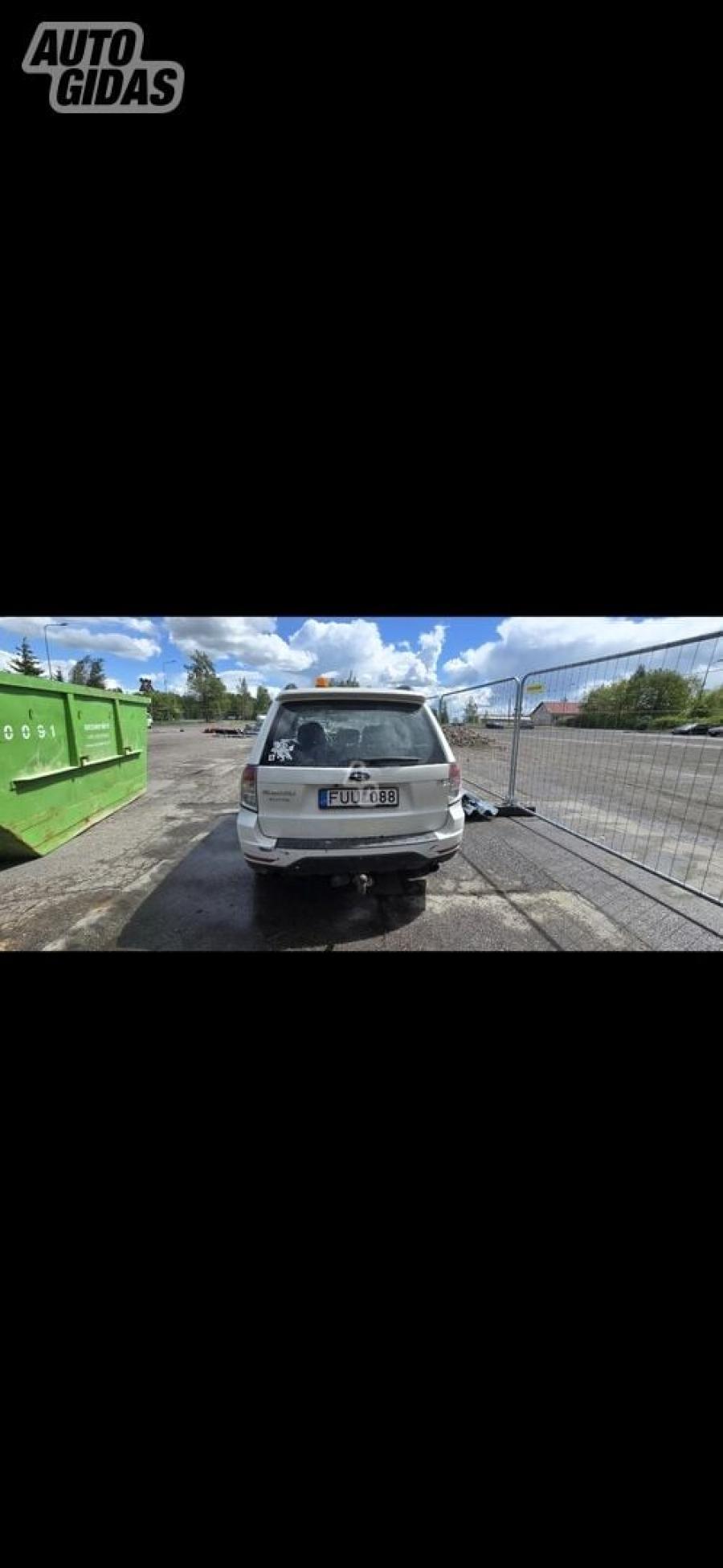Subaru Forester 2012 Utena, ar dzinēja tilpumu 2.50 L un nobraukumu 251 tūkst. km par 3499 €, foto 5 vietnē AUTOMOTO.COM.LV