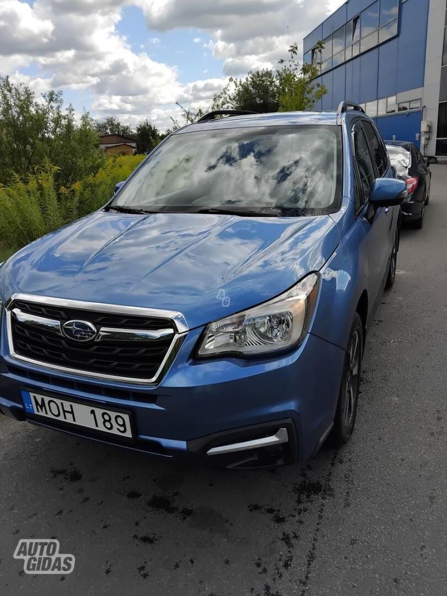 Subaru Forester 2018 Viļņa, ar dzinēja tilpumu 2.50 L un nobraukumu 85 tūkst. km par 11500 €, foto 1 vietnē AUTOMOTO.COM.LV
