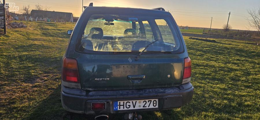 Zaļš Subaru Forester 1998 Radviliškis, ar dzinēja tilpumu 2.00 L un nobraukumu 266 tūkst. km par 700 €, foto 7 vietnē AUTOMOTO.COM.LV