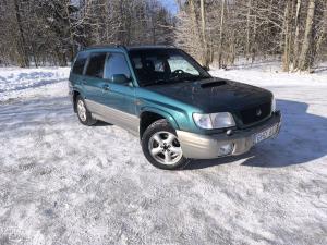 Zaļš Subaru Forester 2002 Kaišiadorys, ar dzinēja tilpumu 2.00 L un nobraukumu 264 tūkst. km par 1700 €, foto  vietnē AUTOMOTO.COM.LV