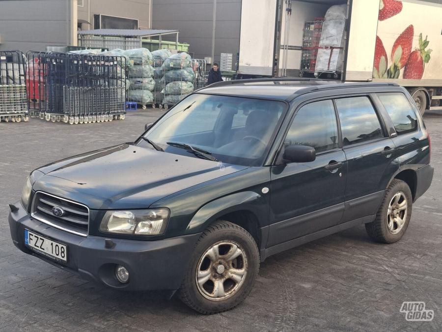 Zaļš Subaru Forester 2004 Šilutė, ar dzinēja tilpumu 2.00 L un nobraukumu 350 tūkst. km par 2350 €, foto 8 vietnē AUTOMOTO.COM.LV