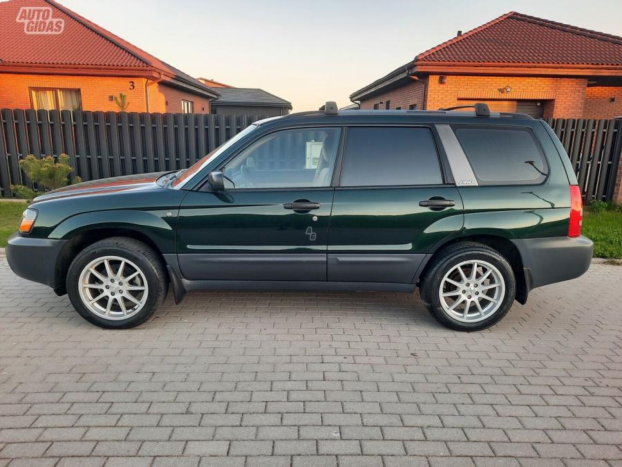 Green Subaru Forester 2004 in Klaipeda, with an engine capacity of 2.50 L and mileage of 144 thousand km for 3990 €, photo 11 on AUTOMOTO.COM.LV