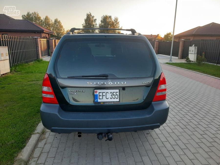 Green Subaru Forester 2004 in Klaipeda, with an engine capacity of 2.50 L and mileage of 144 thousand km for 3900 €, photo 9 on AUTOMOTO.COM.LV