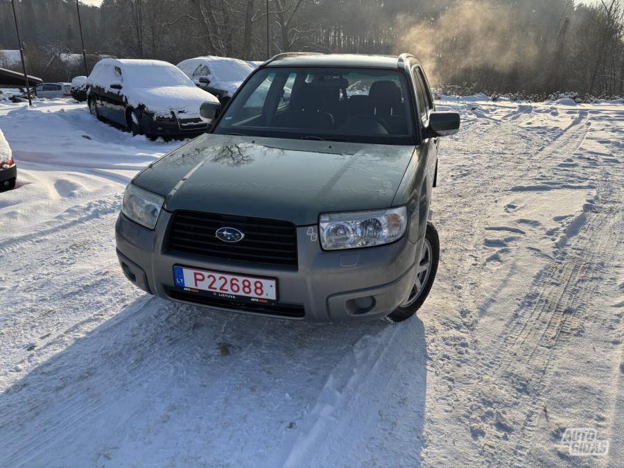 Zaļš Subaru Forester 2006 Jurbarkas, ar dzinēja tilpumu 2.00 L un nobraukumu 244 tūkst. km par 2450 €, foto 11 vietnē AUTOMOTO.COM.LV